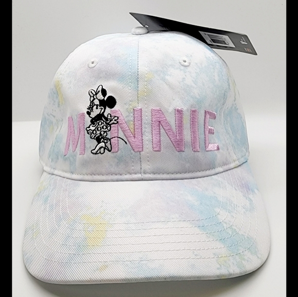 Disney | Accessories | Disney Minnie Mouse Tye Dye Acid Wash Blue ...